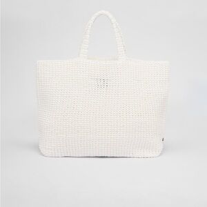 Prada | Bags | Prada Raffia White Knit Tote Beach Bag | Poshmark